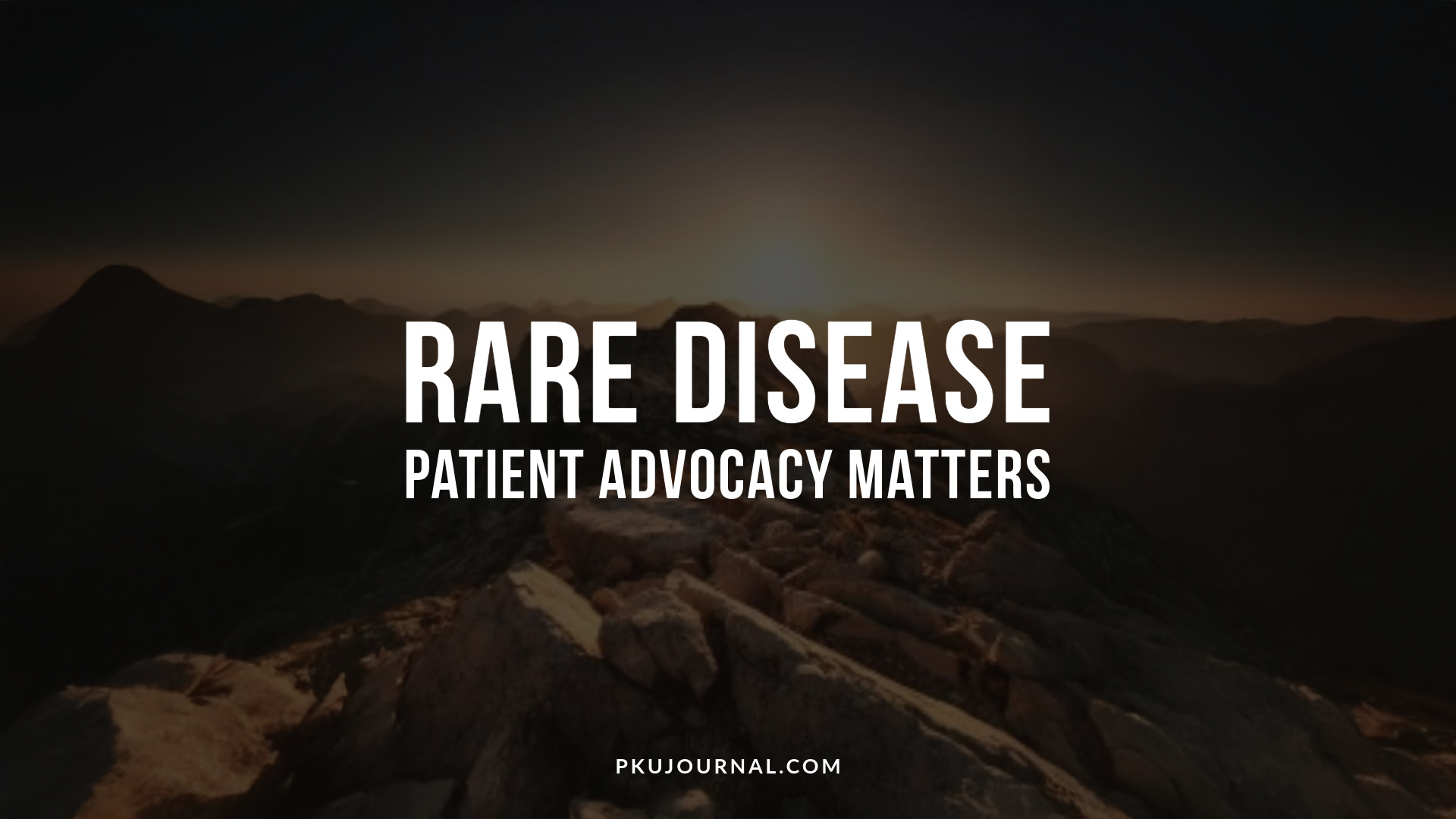 Rare Disease Patient Advocacy Matters - PKU Journal